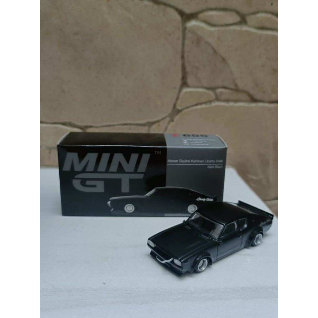 Mini GT Nissan Skyline Kenmeri Liberty Walk LBWK (matte Black) | Shopee ...