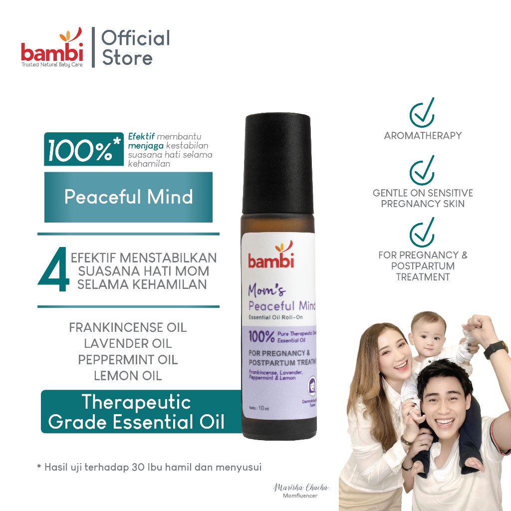 Bambi Mom NGYs Essential Oil Peaceful Mind – 10ml | Shopee Singapore