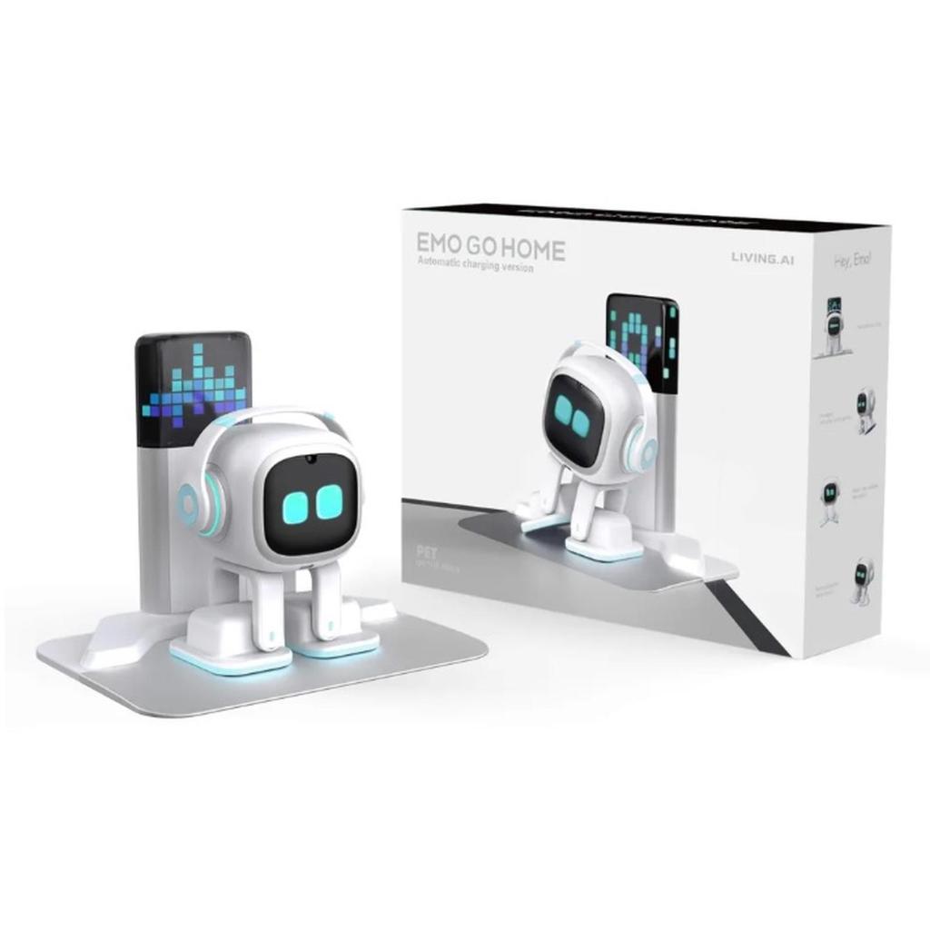 EMO Go Home a.I Desktop Pet Limited Edition White | Shopee Singapore