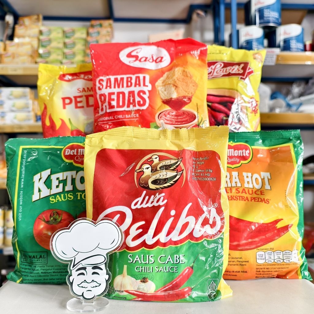Two Belibis Sachet Sauce Delmonte Sambal Sachet/ Delmonte Tomato Sachet ...