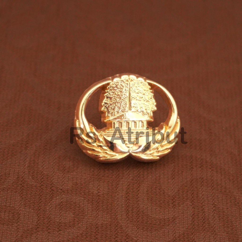 Korpri Pin Latest Premium 3D Korpri Brevet Brivet Gold Elegant Gold ...