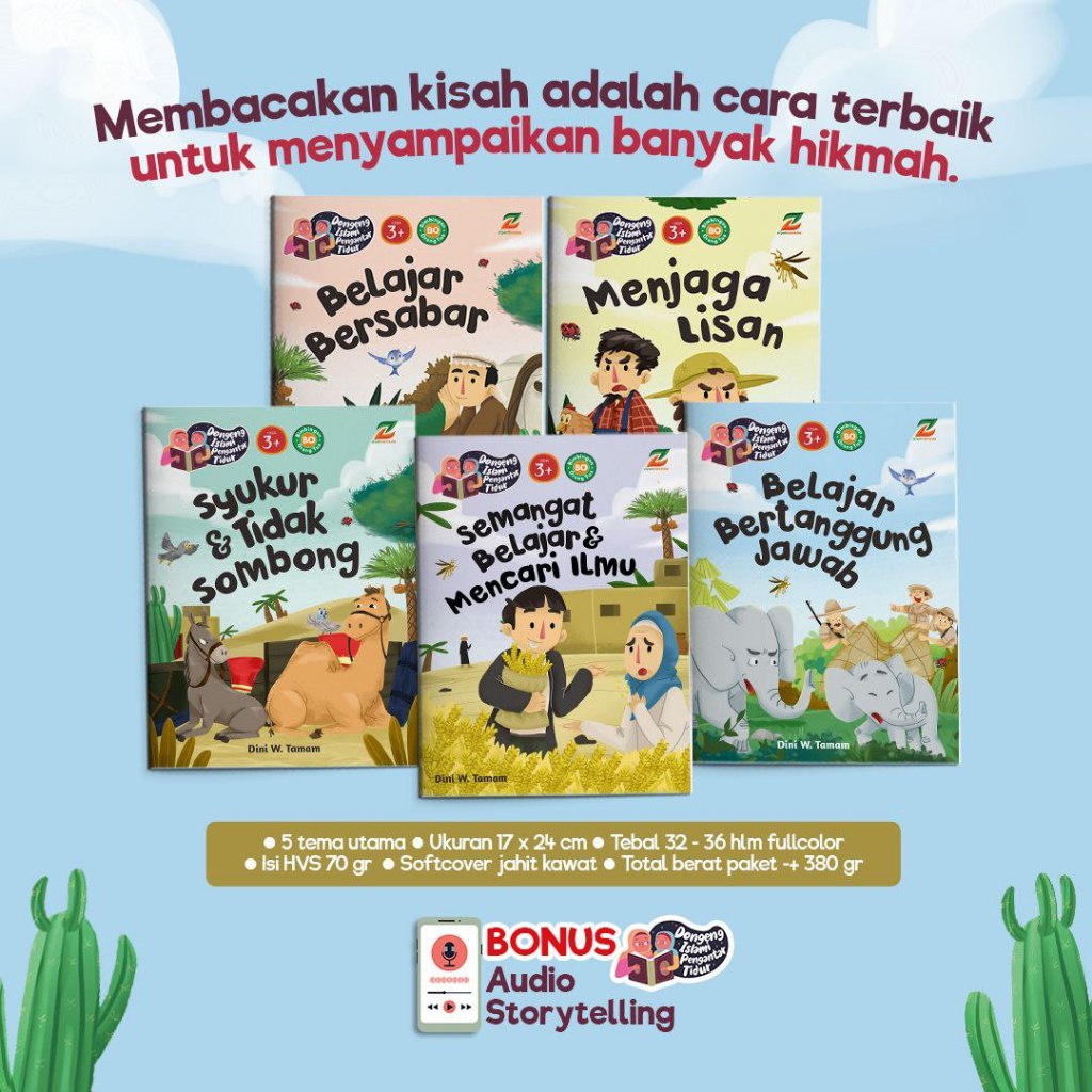 Ziyadbooks - WHOLESALE Package of 5 Islamic Fairy Tale Books Bedtime ...