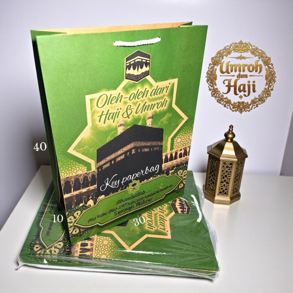 Hajj & Umrah Paper Bag JUMBO Size 30x40 | Shopee Singapore