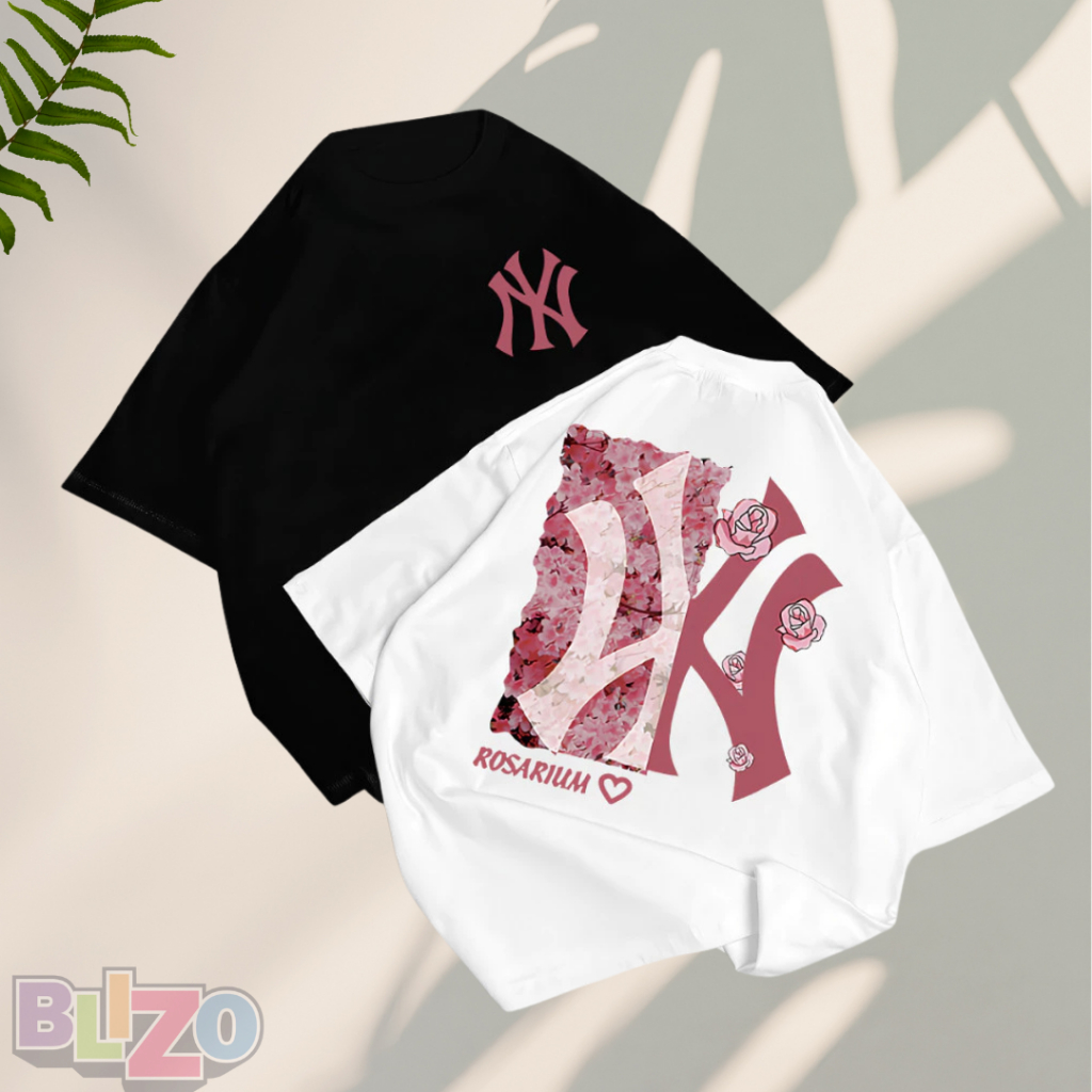 Blizo Women's T-shirt Oversize Pink Rose WY Korean Style Latest T-shirt ...