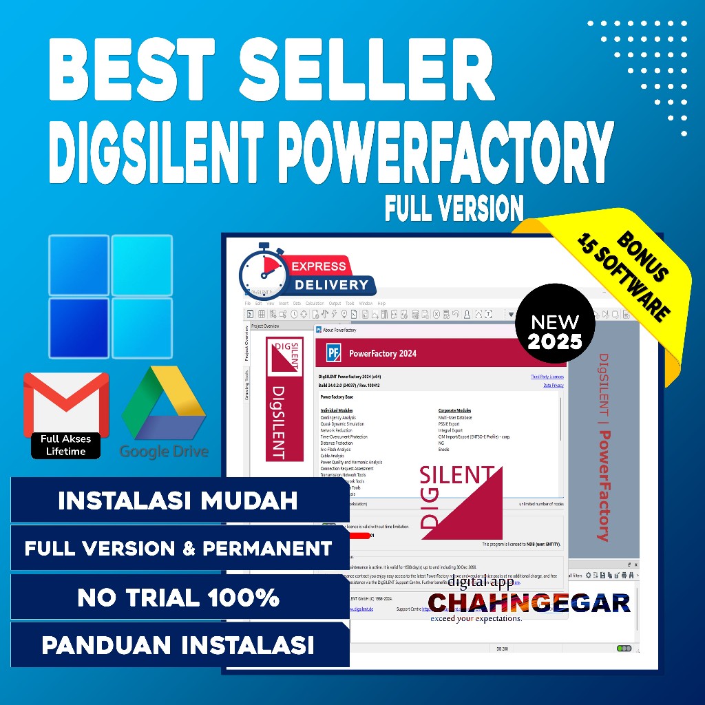DigSilent Power Factory 2021 SP2 Full Permanent | Shopee Singapore