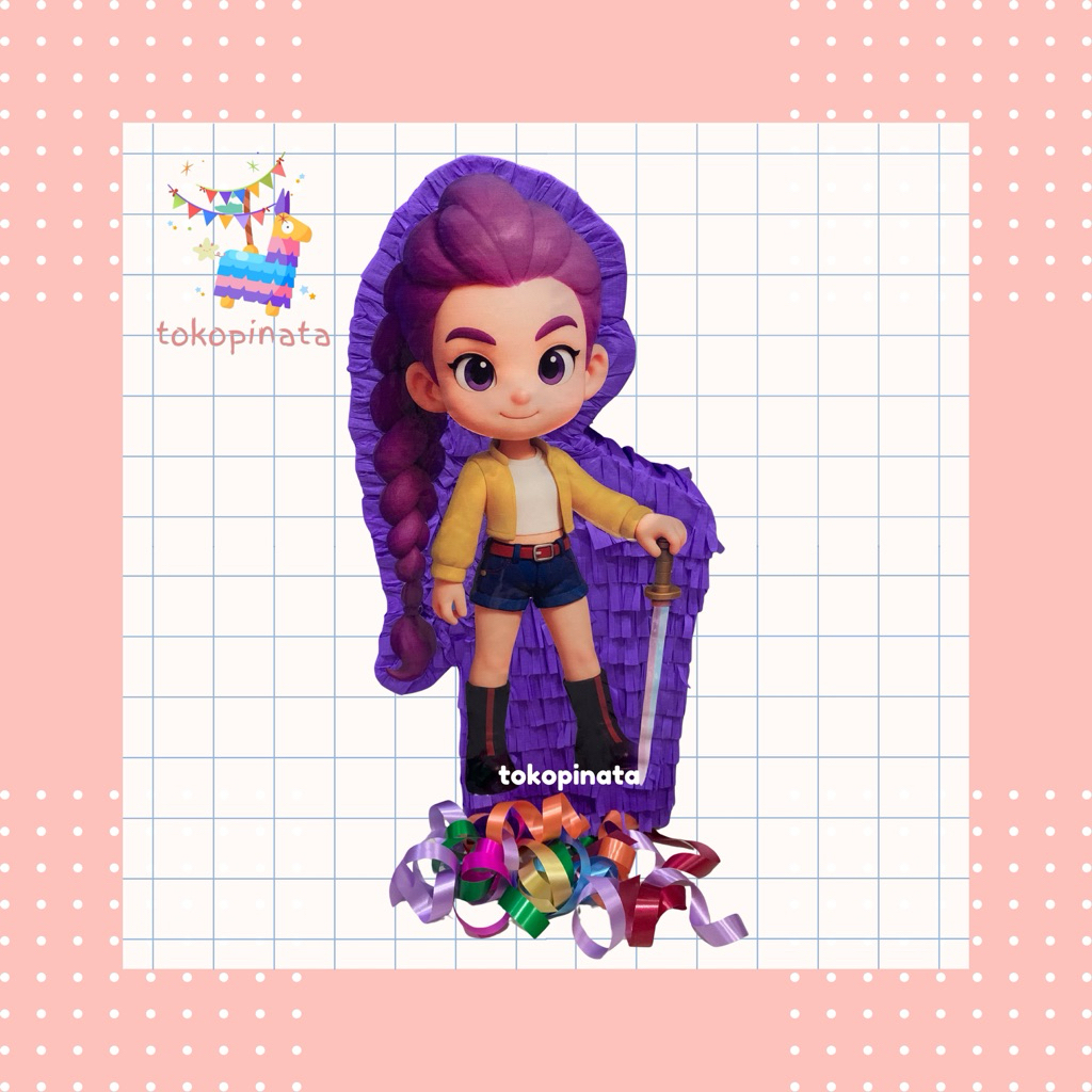 Pinata Kpop Demon Hunters Pinata Rumi Demon Hunter Pinata Kpop Rumi ...