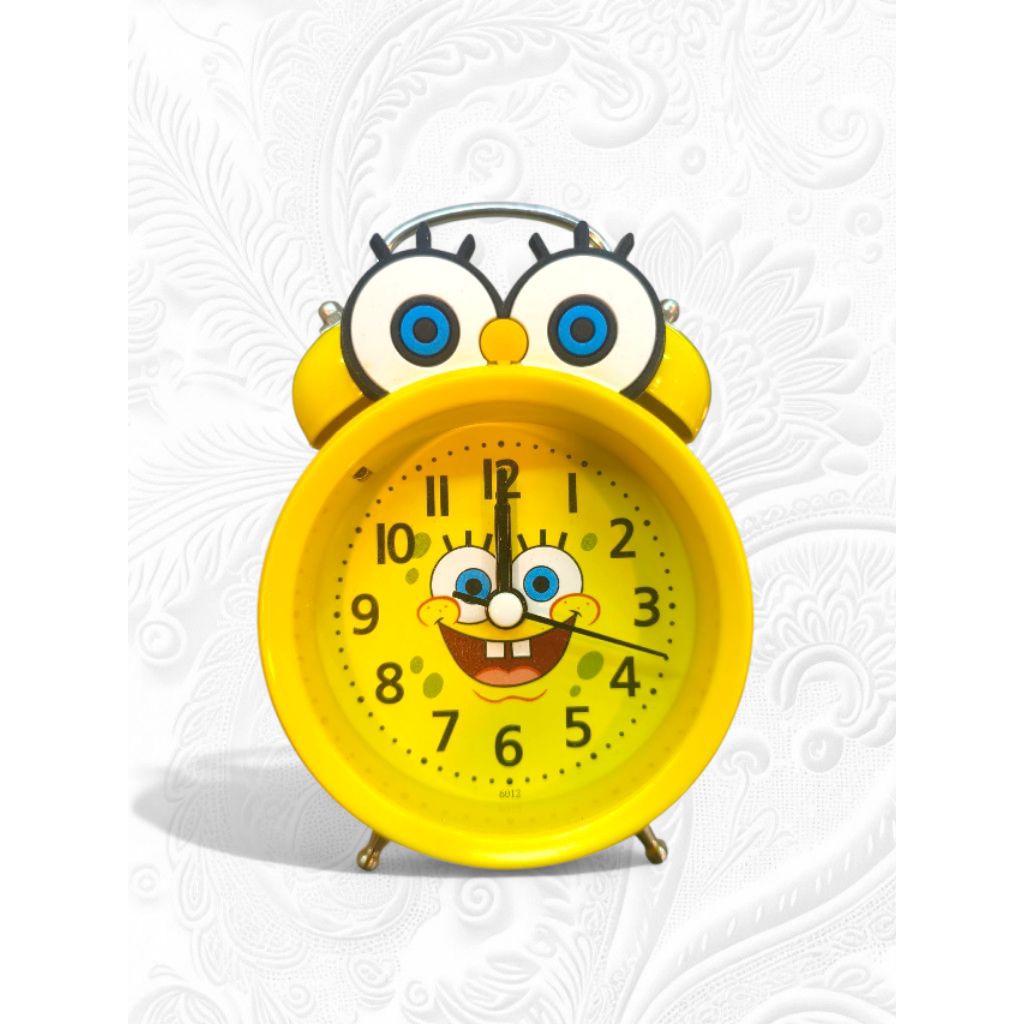 Cute Spongebob Yellow Character Alarm Clock - Cheerful Alarm for ...