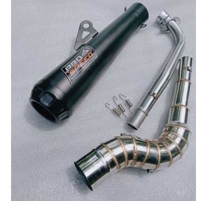 Prospid Pipe canister conical open specs exhaust pipe for Wave 125 Xrm ...