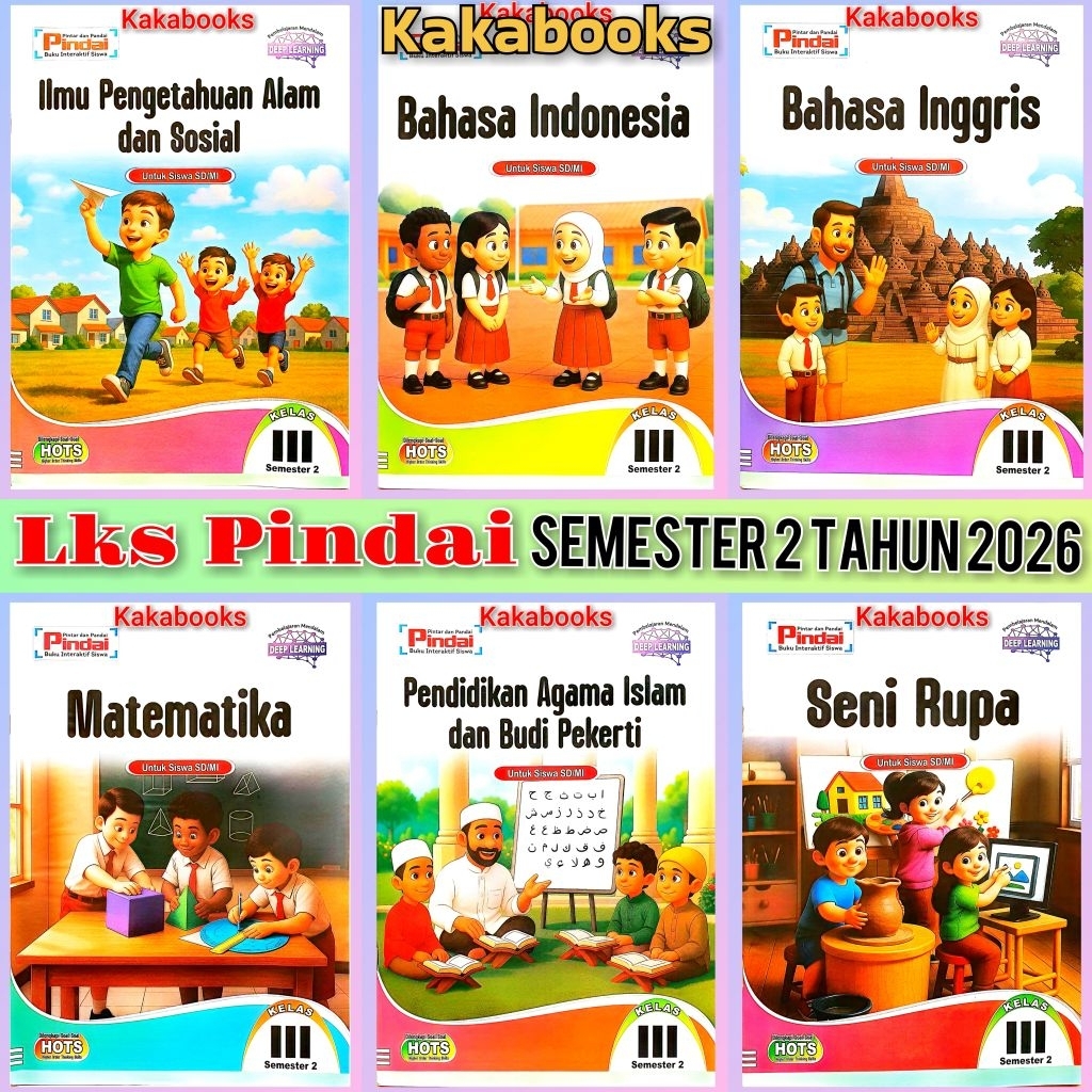 LKS PINDAI GRADE 3 SD/MI Semester 2 Latest Independent Curriculum 2026 ...