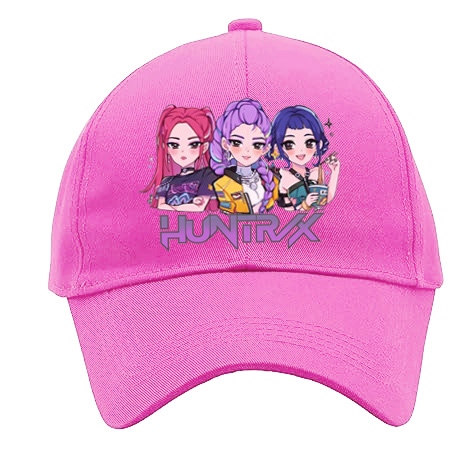 HUNTRIX KPOP DEMON HUNTERS KIDS HAT FREE NAME PRINTING | Shopee Singapore
