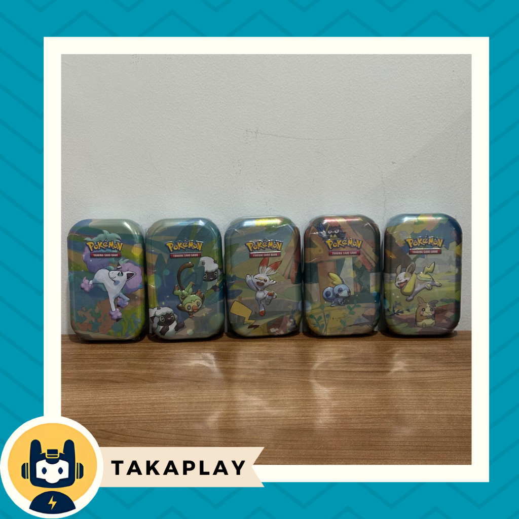 Pokemon TCG English Galir Pals Mini Tin Pal 2 Booster Pack | Shopee ...