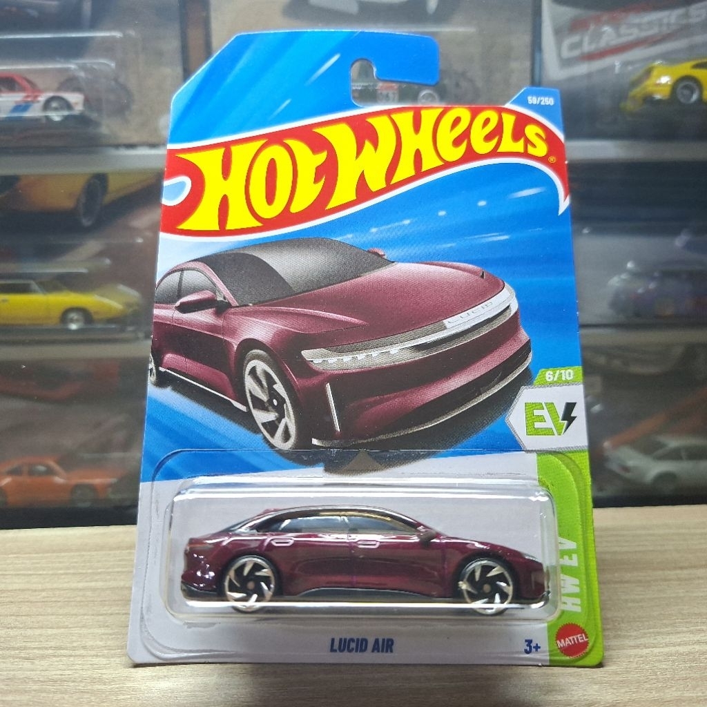 Hot Wheels Lucid Air Maroon C 2026 - Original Hotwheels - Children's ...