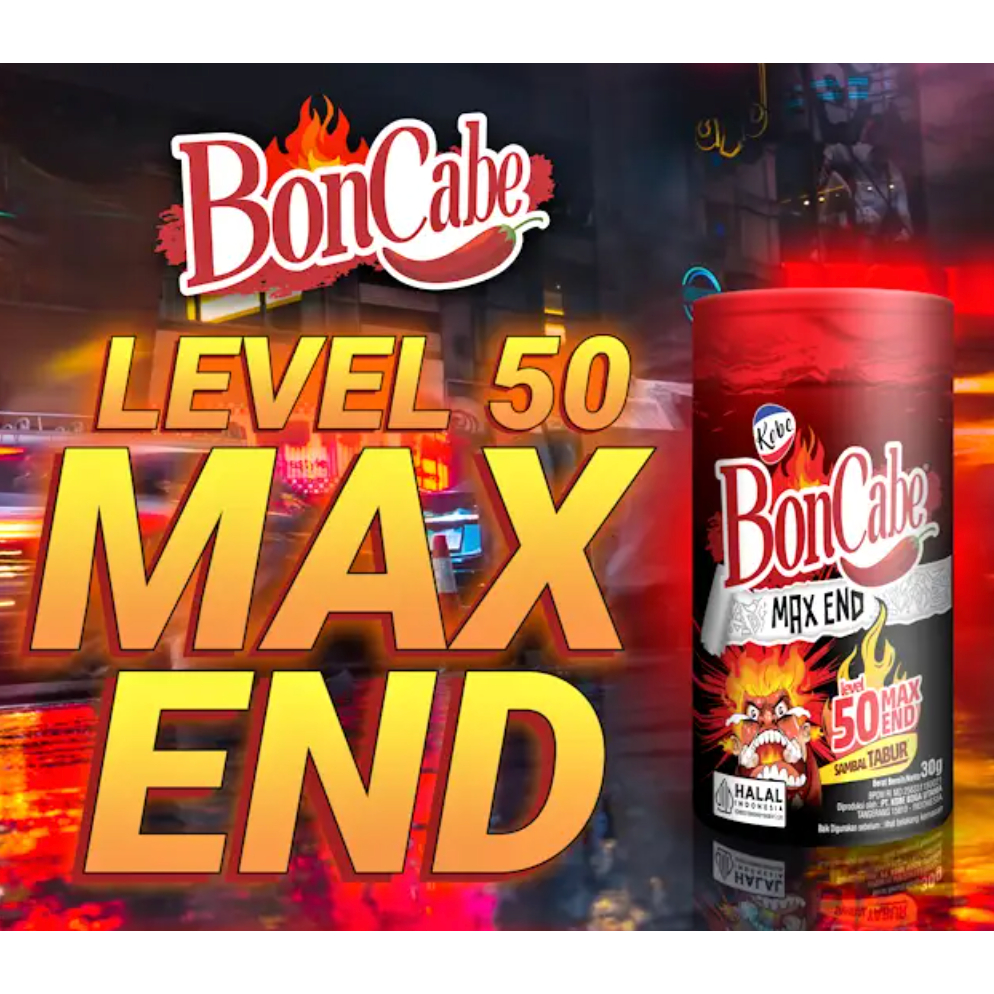 KOBE BON CABE LEVEL 50 MAX END BONCABE CHILI CHILI POWDER 30 GR BOTTLE ...