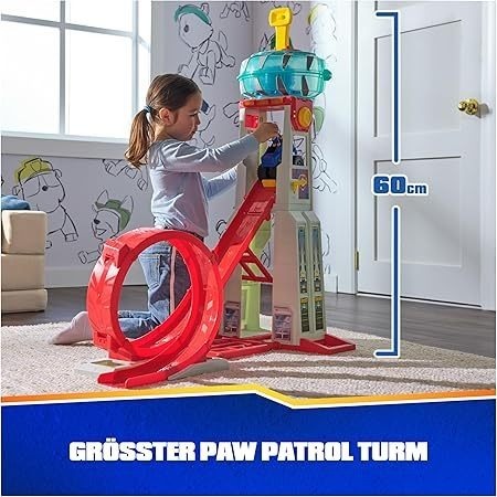 Paw Patrol: Rescue Wheels Super Loop Tower Hq, With Light, Sound | Shopee Singapore