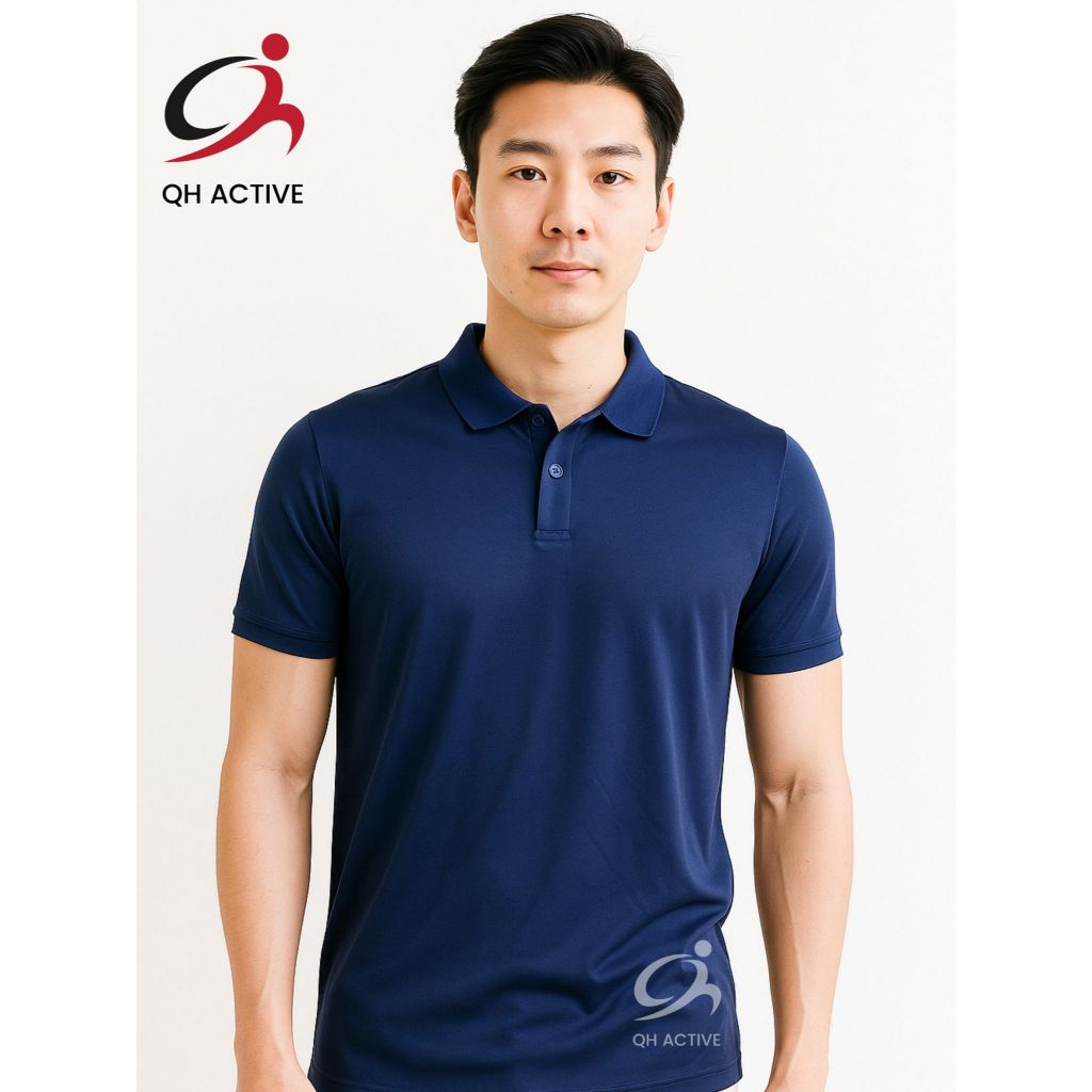 POLO Shirt Plain Active-DRY Dry Fit Sports Collar Shirt Drifit Plain ...