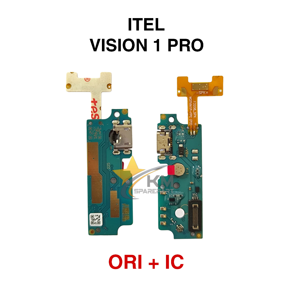 Itel Vision 1 Pro Charger Connector With Ic Pcb Board Mic Charging ...