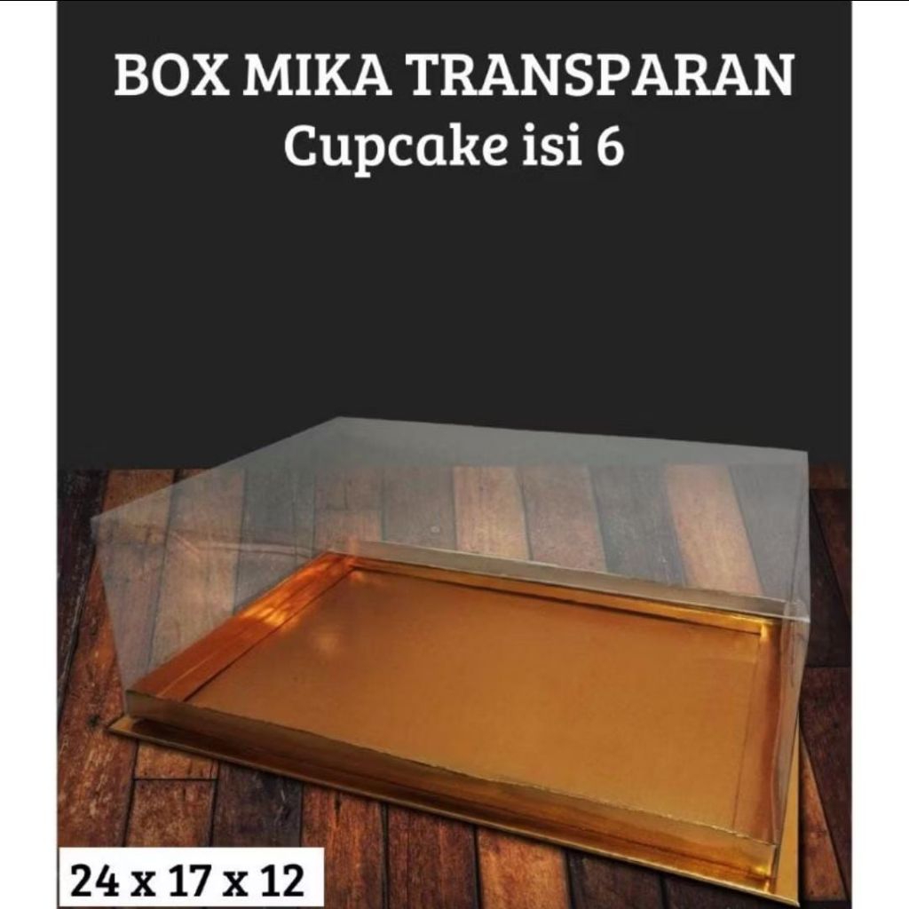 Cupcake Box Contents 6 / 24 x 17 x 12 cm Mica Hampers Box Mica Donut ...