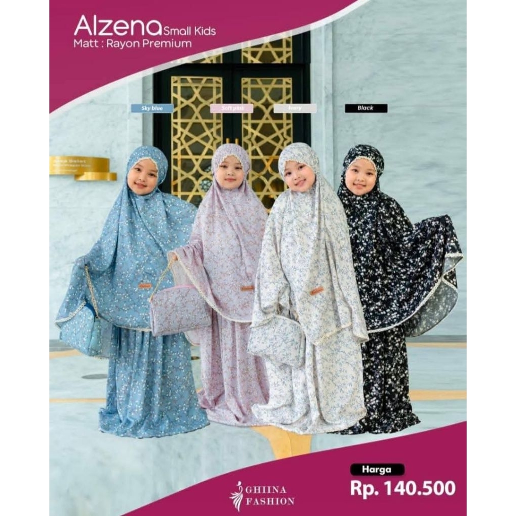 NEWEST ALZENA CHILDREN'S PRAYER CLOTHES GHIINA FASHION | Shopee Singapore