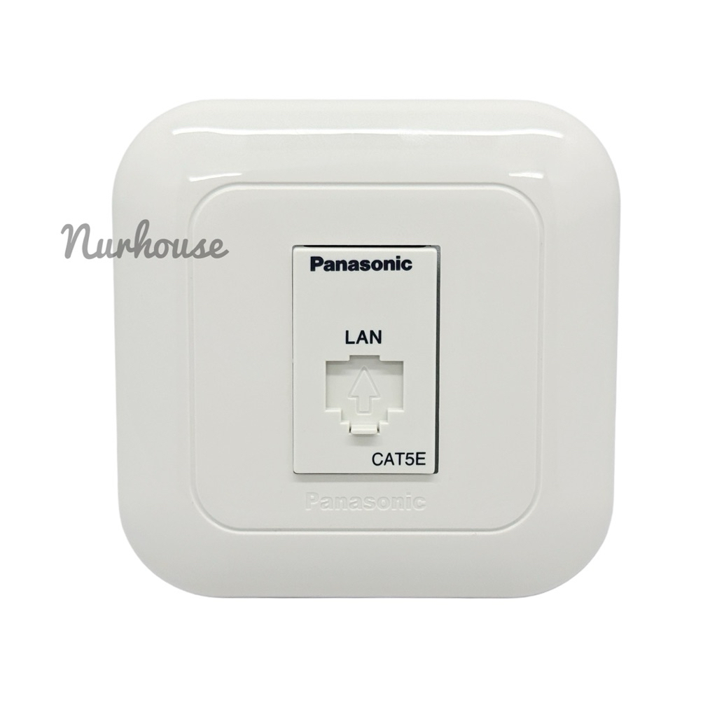 Panasonic CAT5E RJ45 Wall Mounted LAN Socket – Home & Office Internet ...