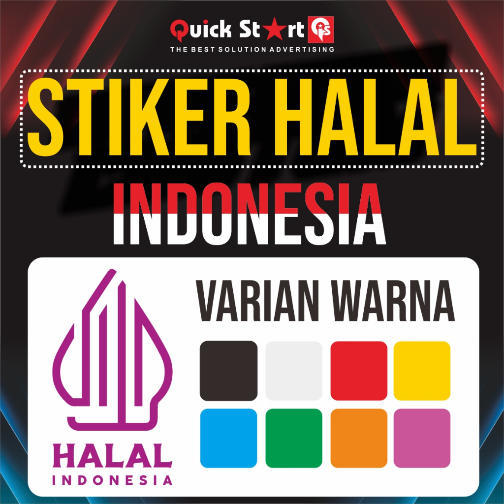 Halal Indonesia MUI Logo Stickers for Cafe, Restaurant, Cafe, Cutting ...