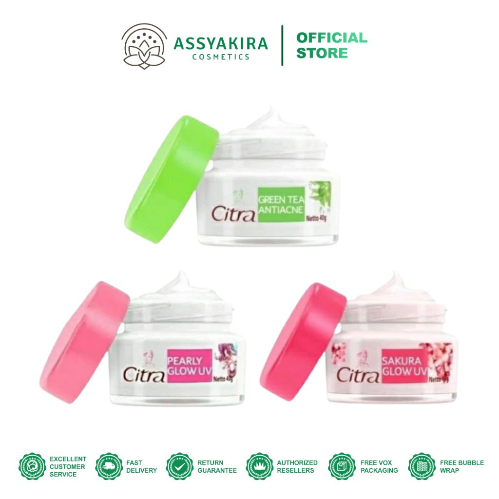 Citra Pearly Glow UV Essence Cream Brightening 40g | Citra Face Cream ...