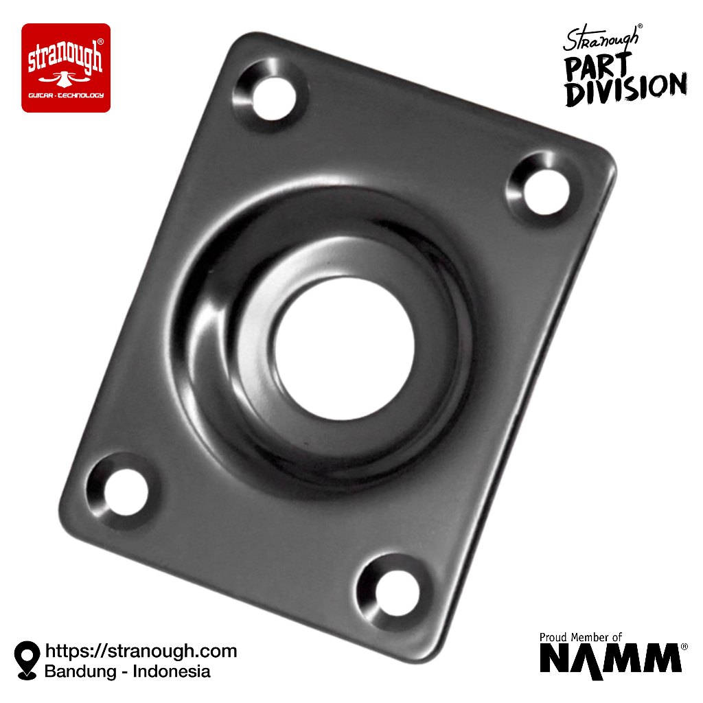 Metal Square Cup Jack Plate (Black) | Shopee Singapore