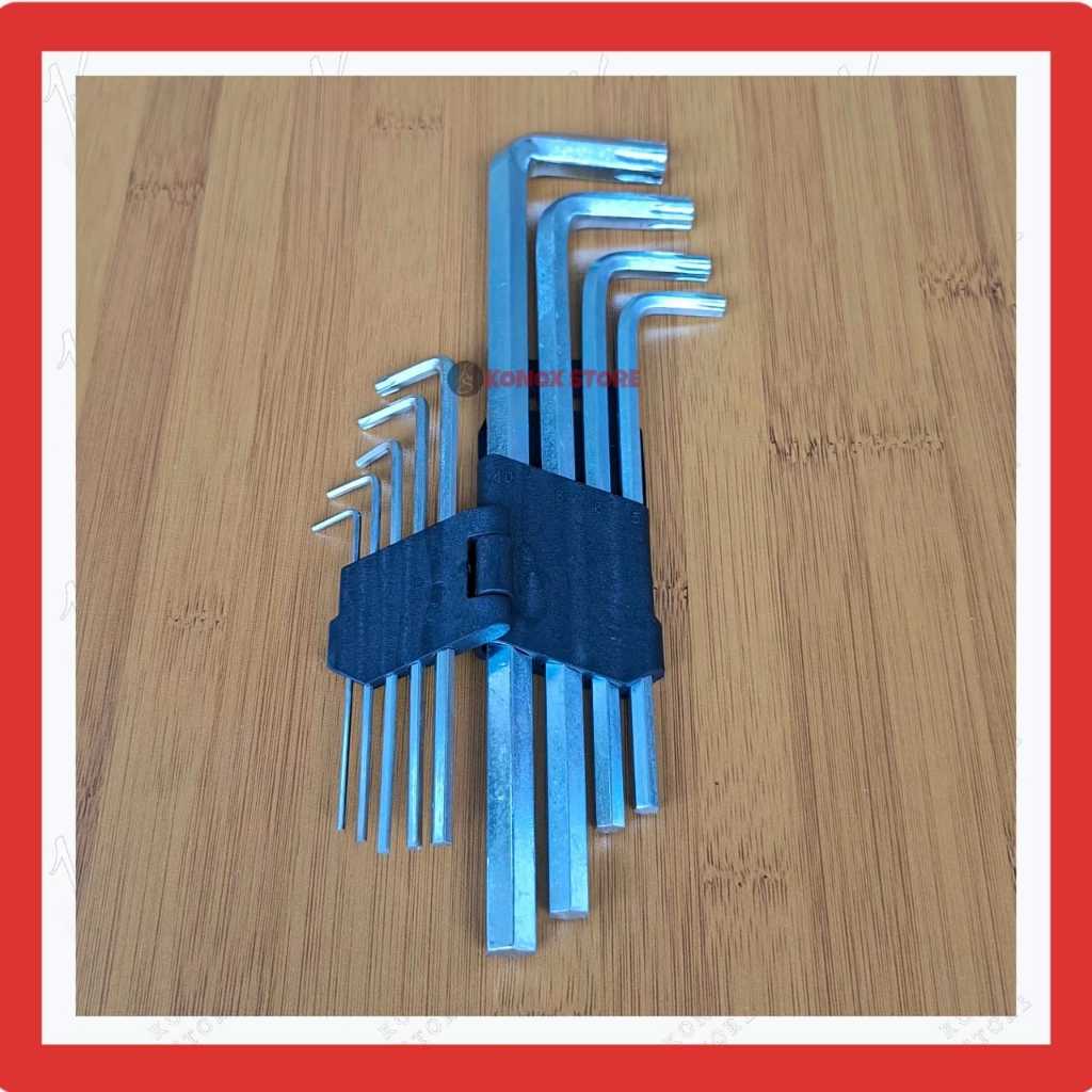 9-Piece L-Shaped Wrench Set Long L-Shaped Wrench Set | Shopee Singapore
