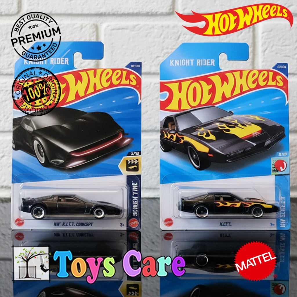 Hot Wheels Knight Rider KITT Black Flame Black Concept 2026 | Shopee ...