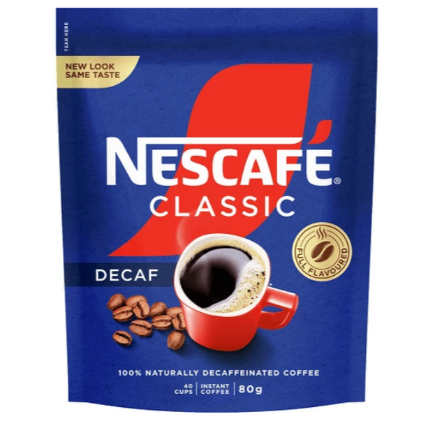 Coffee Decaf Non Cafein Nescafe Classic Black Sugar-Free No Dregs 80g ...