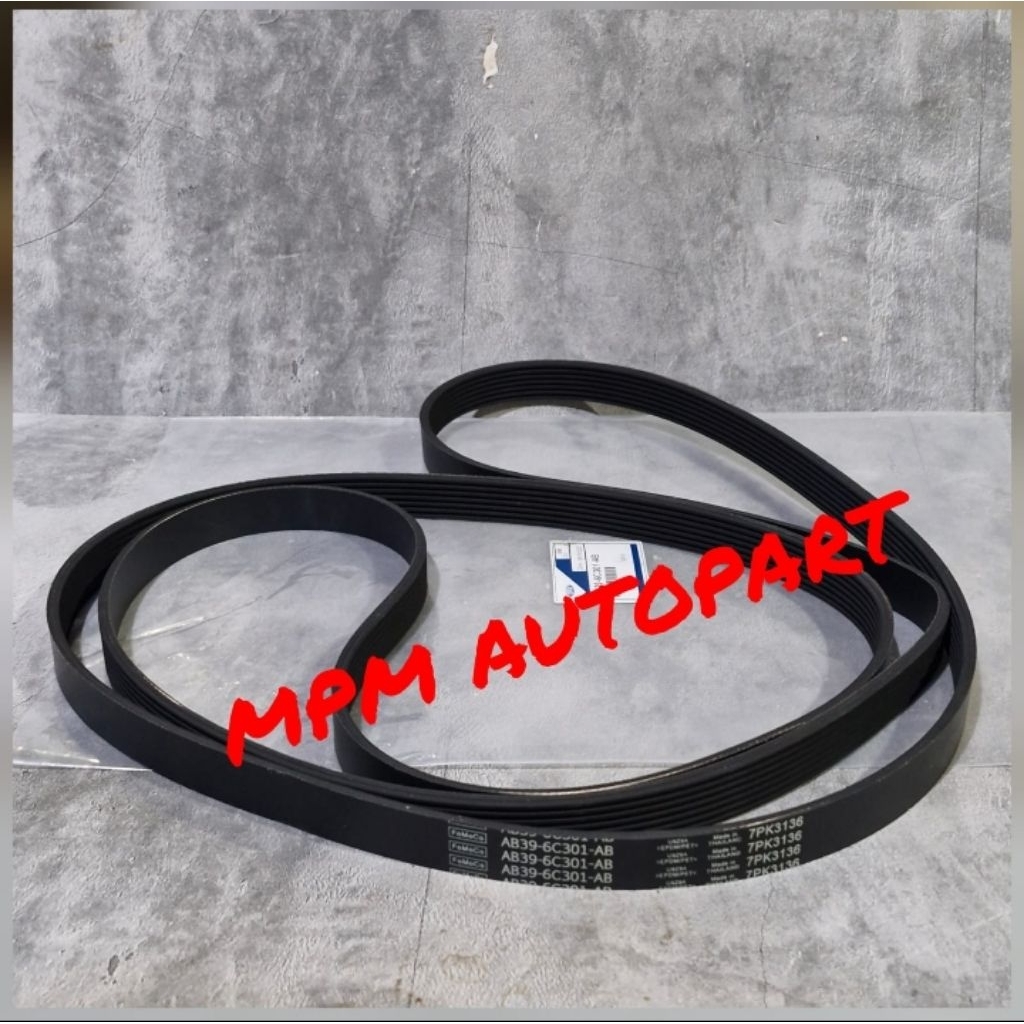 Fan belt fan van belt ford ranger 2.2 2200cc mazda bt50 pro 7pk 3136 ...