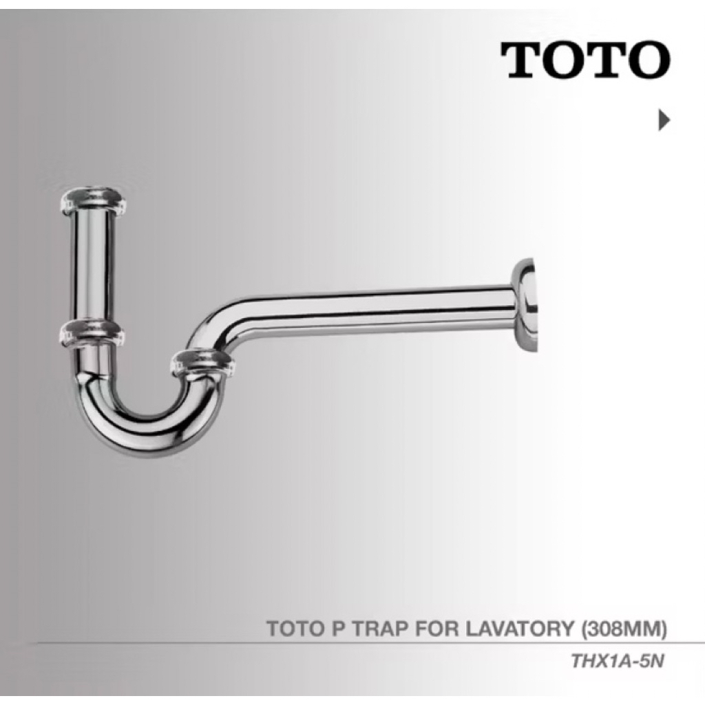 SUPER TOTO THX1A-5N P Trap For Lavatory Gooseneck Siphon Sink/ | Shopee ...
