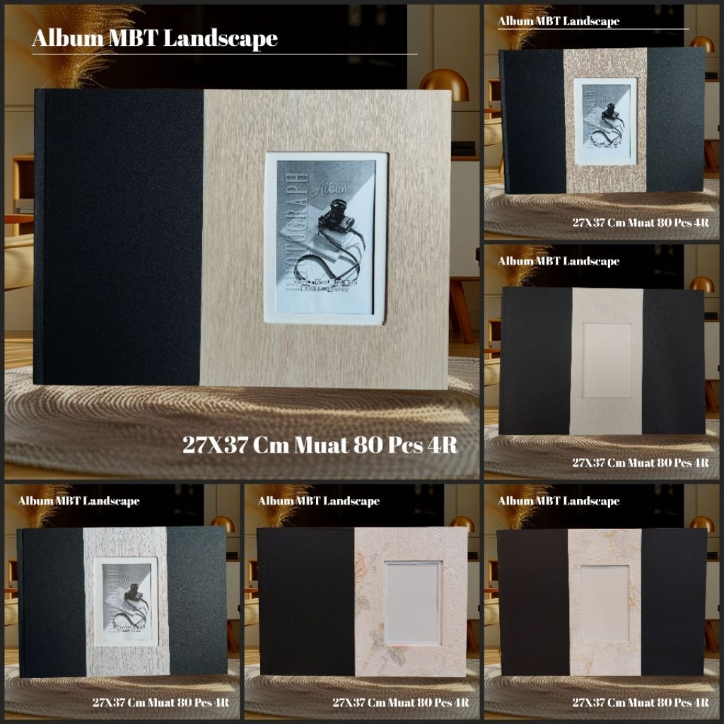 MBT HC MBT PHOTO ALBUM 1 BOX JUMBO ALBUM 4R LANDSCAPE WEDDING ALBUM ...