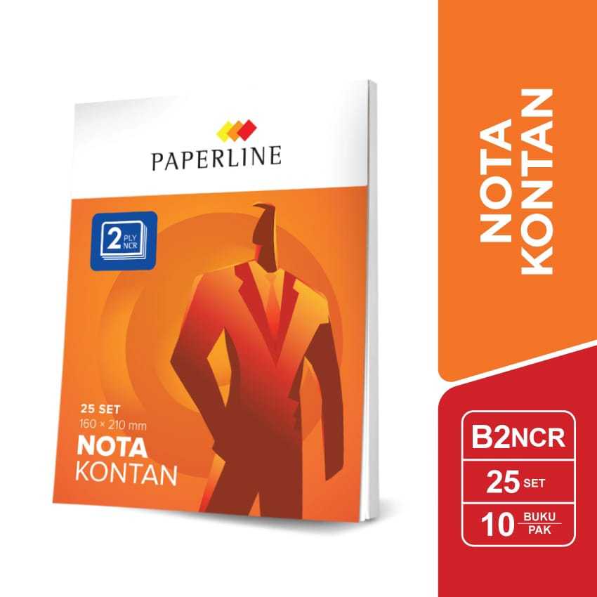 Paperline B2 NCR 2-Ply Cash Note Book 25 Set 160x210mm Large Size ...