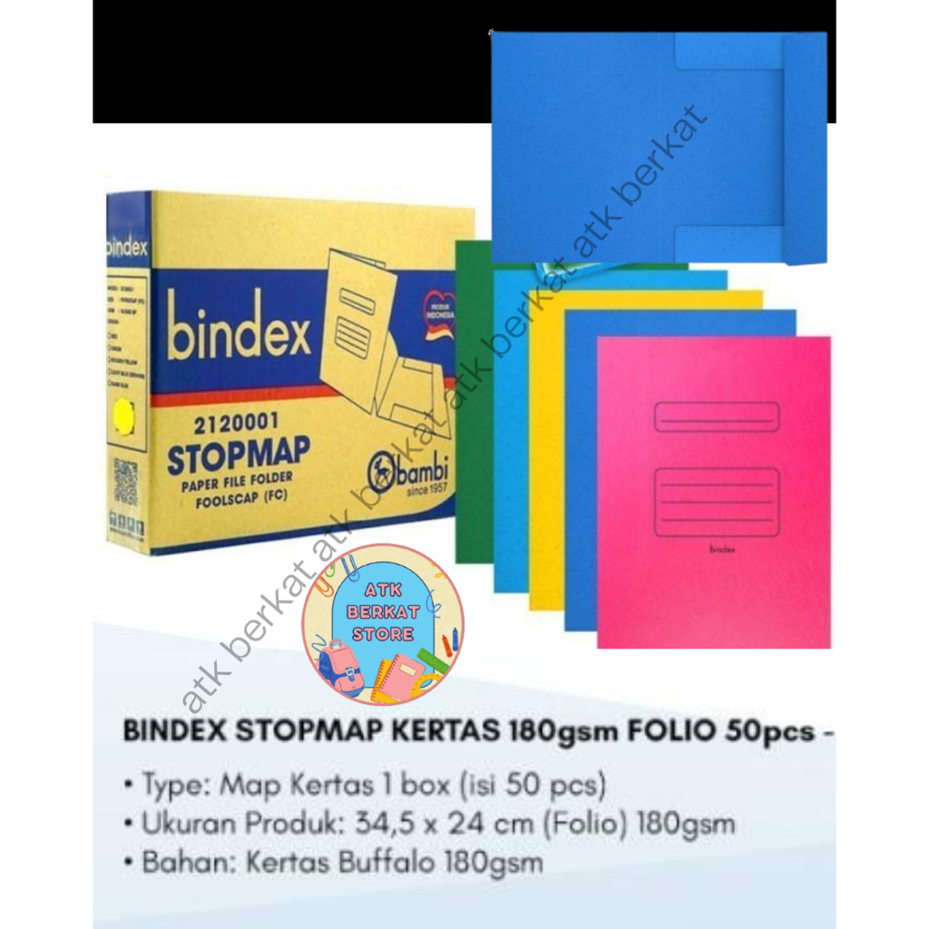 Map folder Paper stopmap buffalo BINDEX 5002 | Shopee Singapore