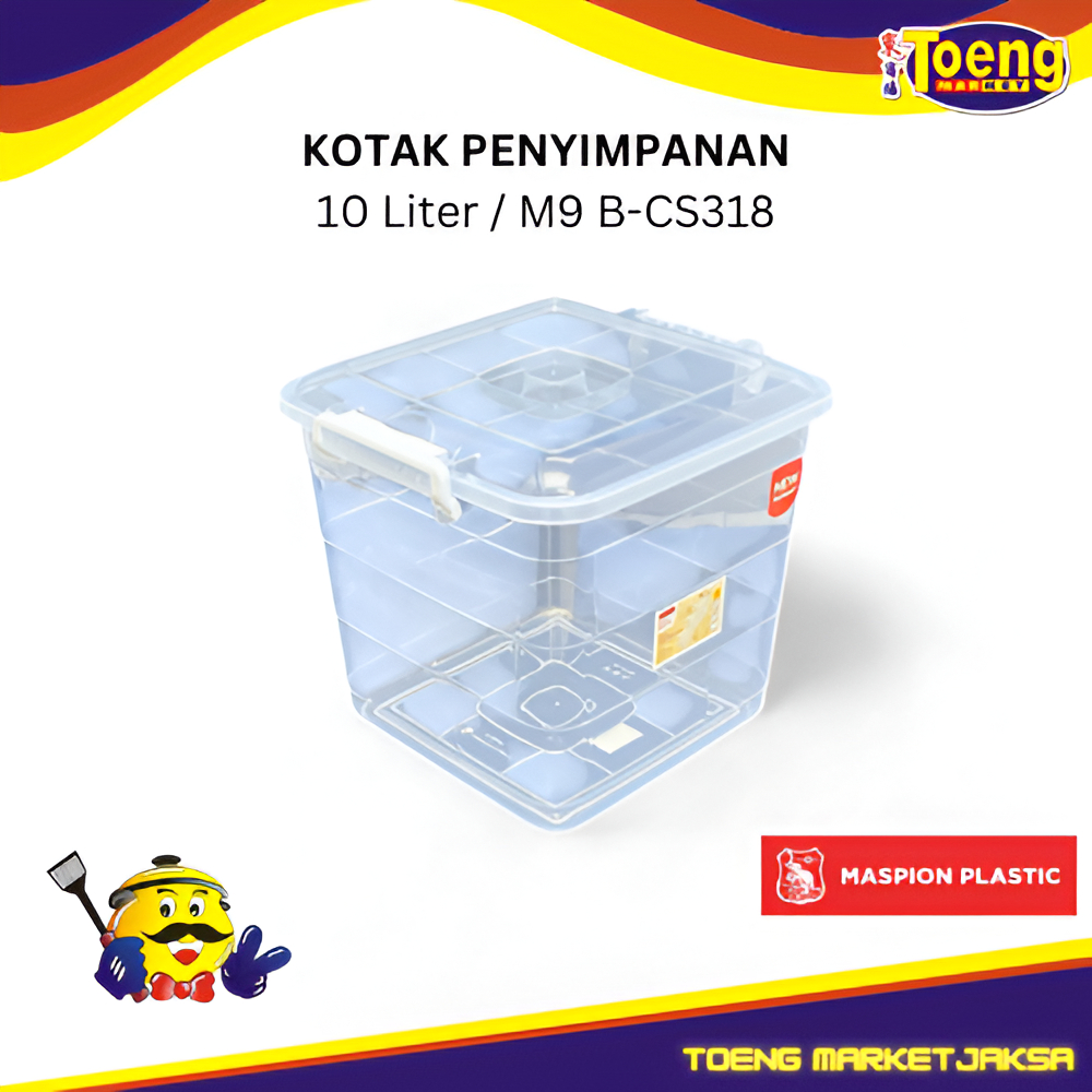 10 Liter Puzzle Storage BOX with Lid - TEKA SQUARE BOX M9 B-CS318 ...