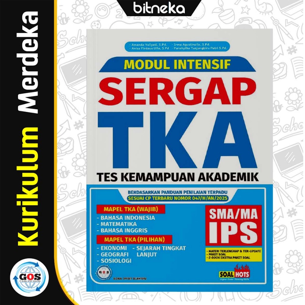 Integrated Module SERGAP TKA Academic Ability Test SMA/MA IPS 2026 ...