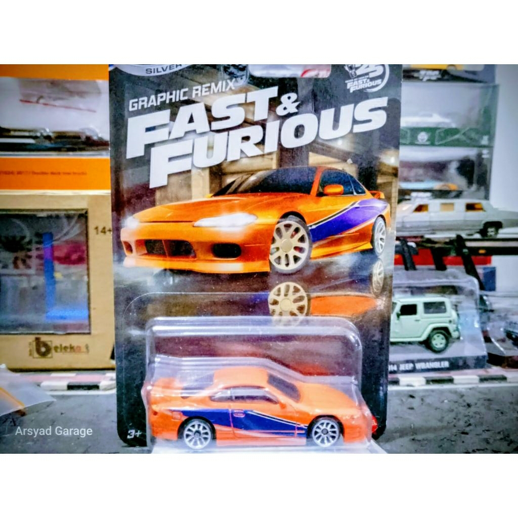 Diecast Hotwheels Hot Wheels Nissan Silvia S15 Fast & Furious FNF ...