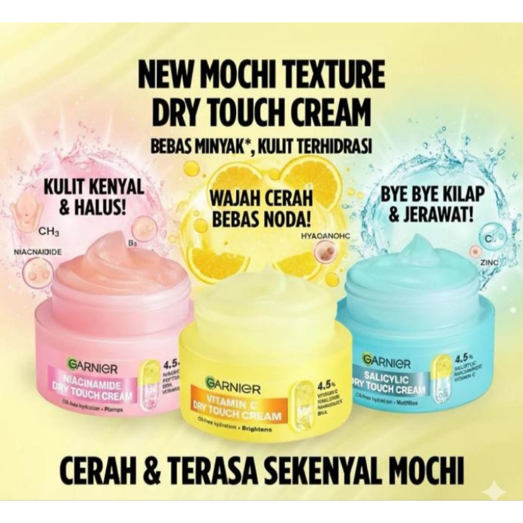 Garnier Dry Touch Cream All Variants 30ml | Shopee Singapore