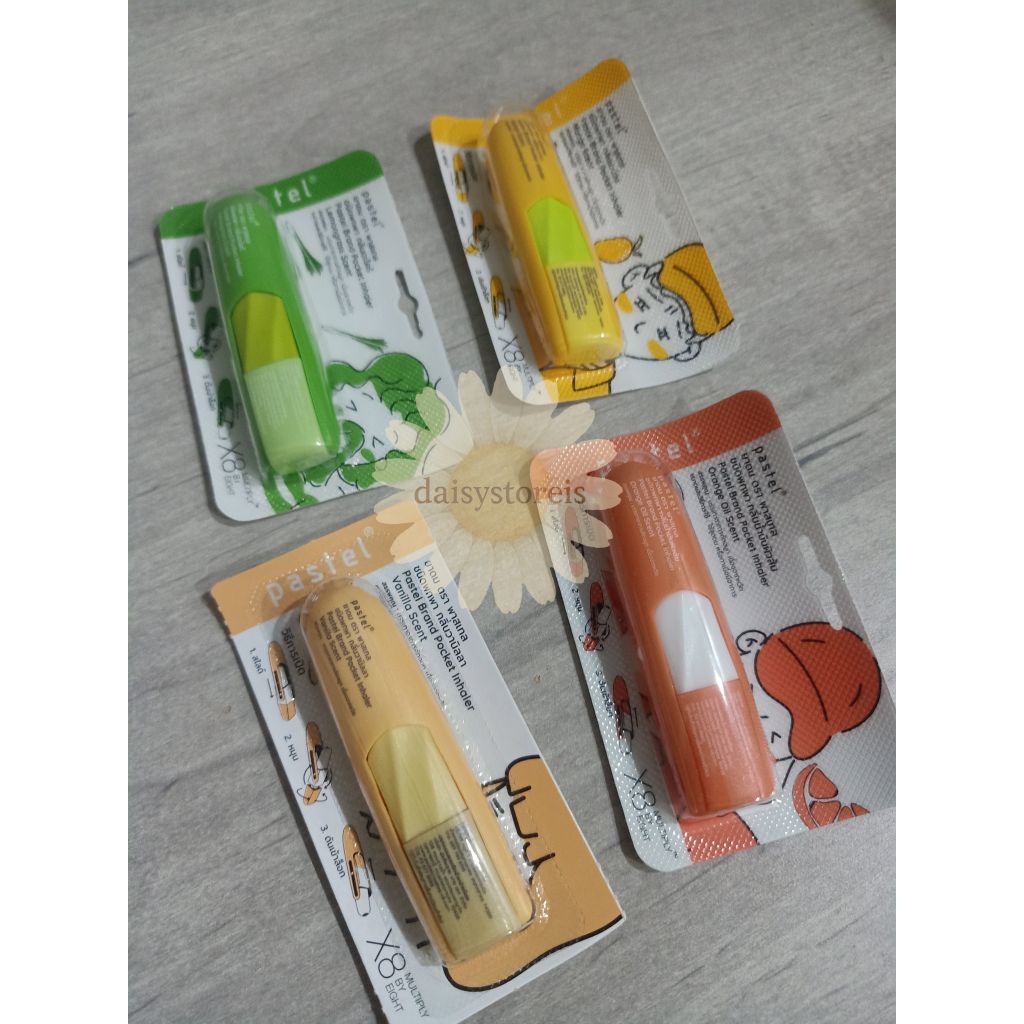 PASTEL BRAND POCKET INHALER ORANGE VANILLA LEMONGRASS SCENTmango ...