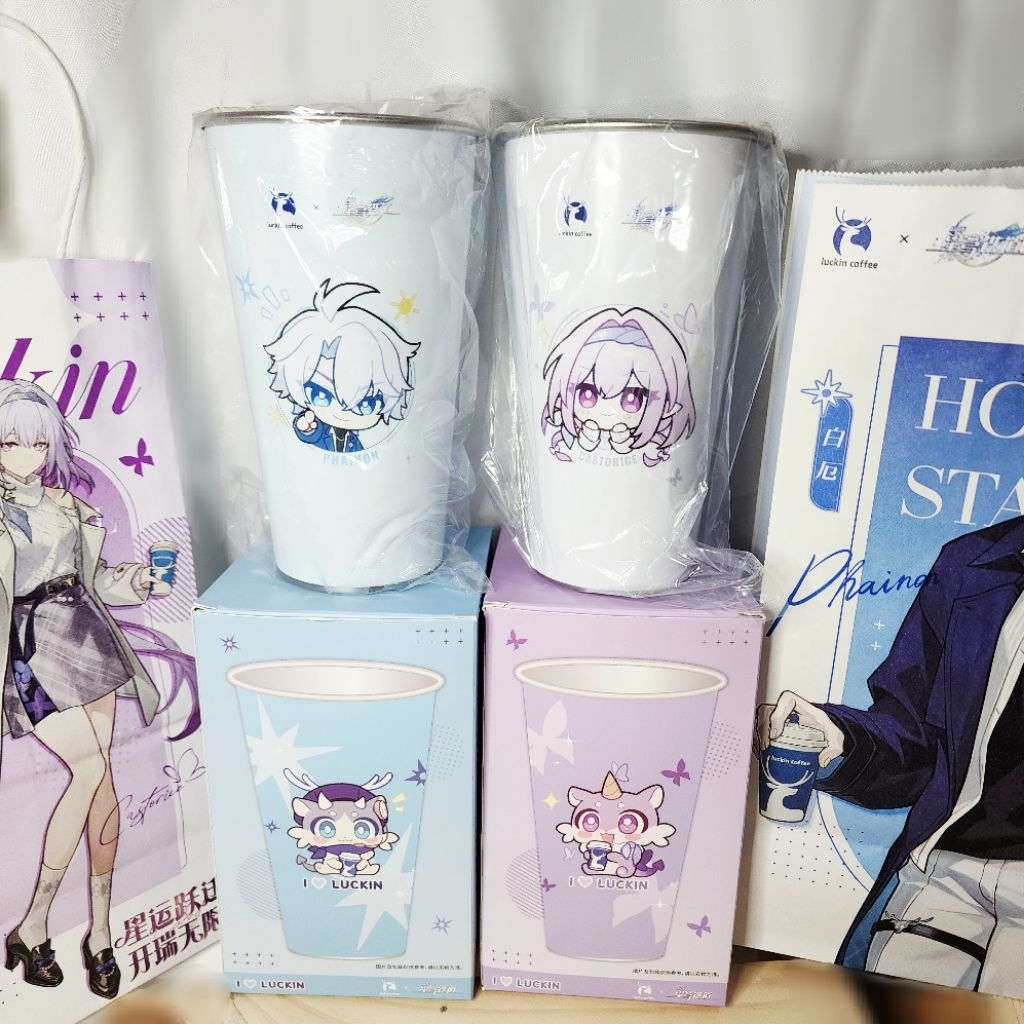 READY Original Merch Mihoyo Collab Event Honkai Star Rail HSR X Luckin ...