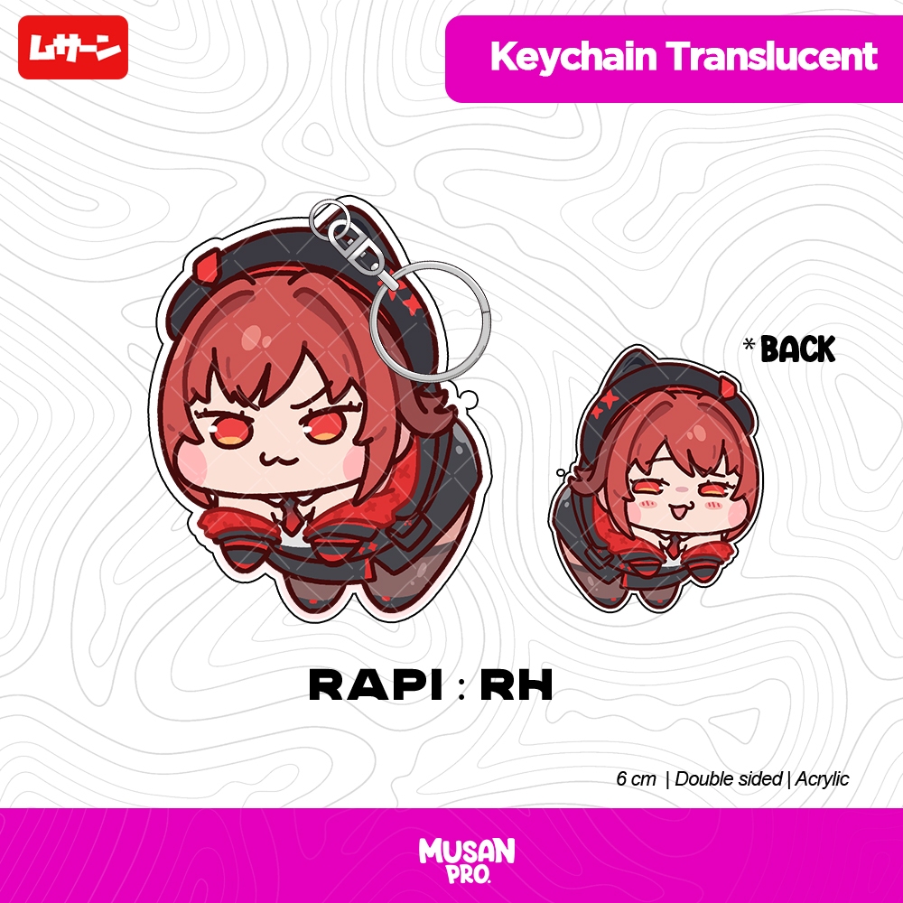 Keychain Translucent NIKKE - Neat: Red Hood - Musan - Fan Merch ...