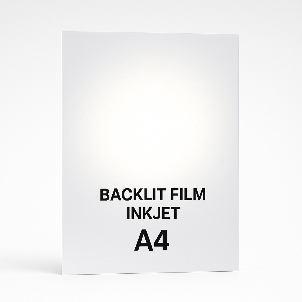 ABC Backlit Film Inkjet 120g - A4 Transparent Milky White Neon Box ...