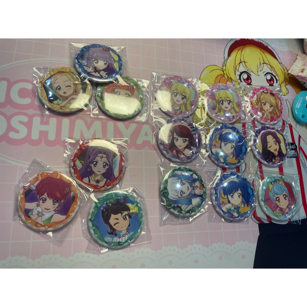 Aikatsu Selected Pin Ichigo Ran Aoi Mikuto Yurika Mizuki Kaede Sumire ...