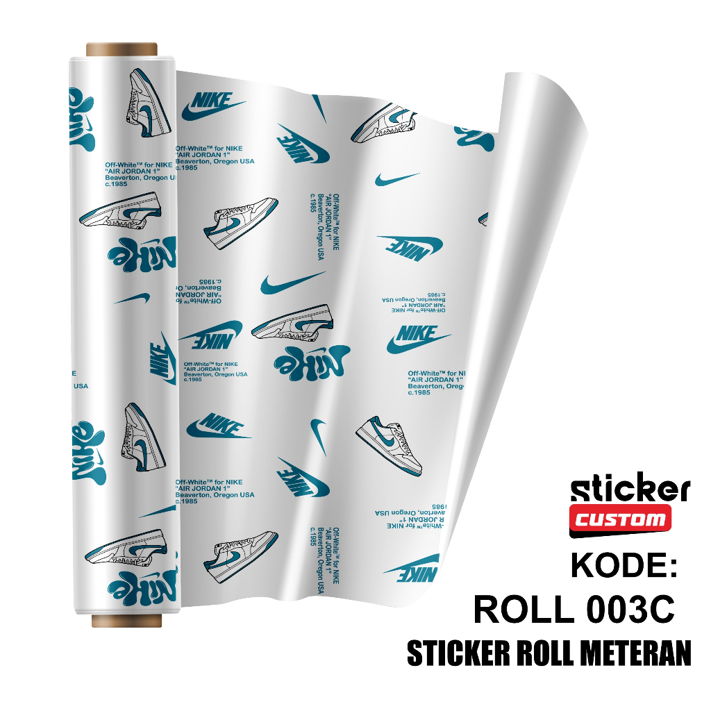 Nike Off Meter Variation Material Sticker - Premium Custom Wrap Vinyl ...