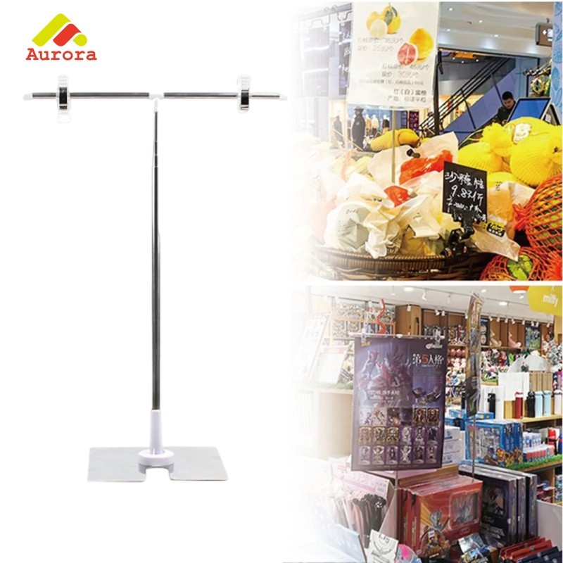 Display Banner Stand Set 92cm Adjustable Table Poster Display Stand for ...