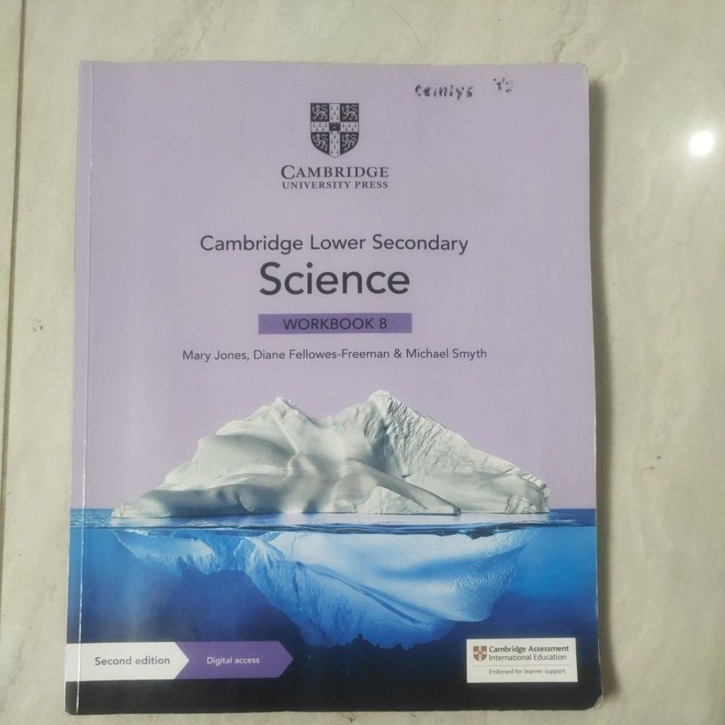 science Workbook Textbook Learners book 8 Cambridge Lower Secondary ...