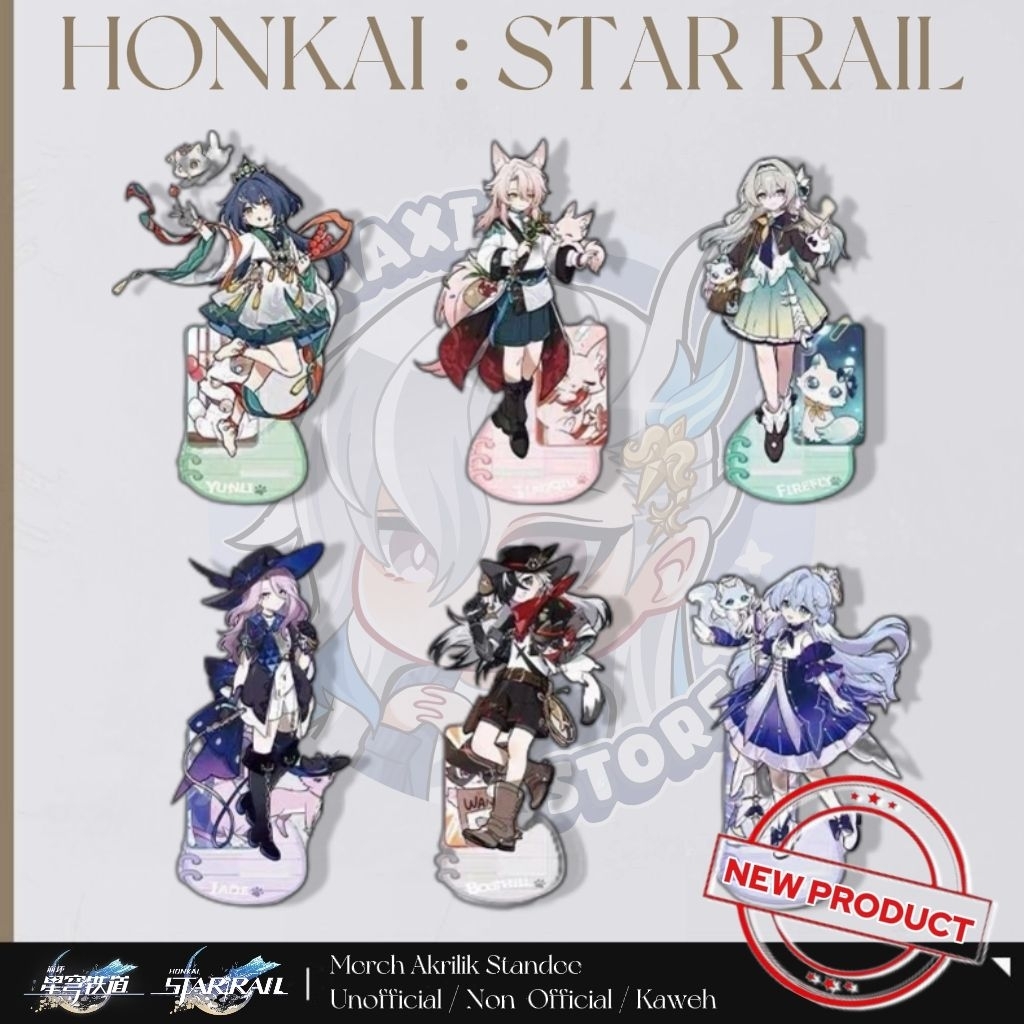 Acrylic Standee 10cm Merch Honkai Star Rail Cat Series Collectibles ...