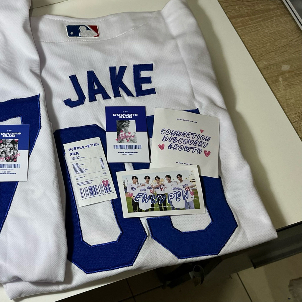 [FANMADE/BOOKED] dodgers enhypen jake jersey size L | Shopee Singapore