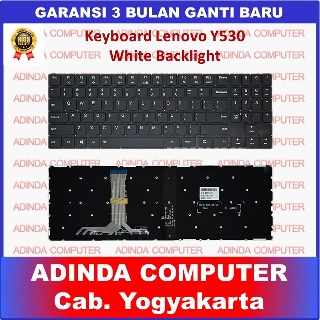 Keyboard Lenovo Legion Y530 Y540 Y540-15IRH Y540-17IRH Y540-17IRH-PAG0 ...