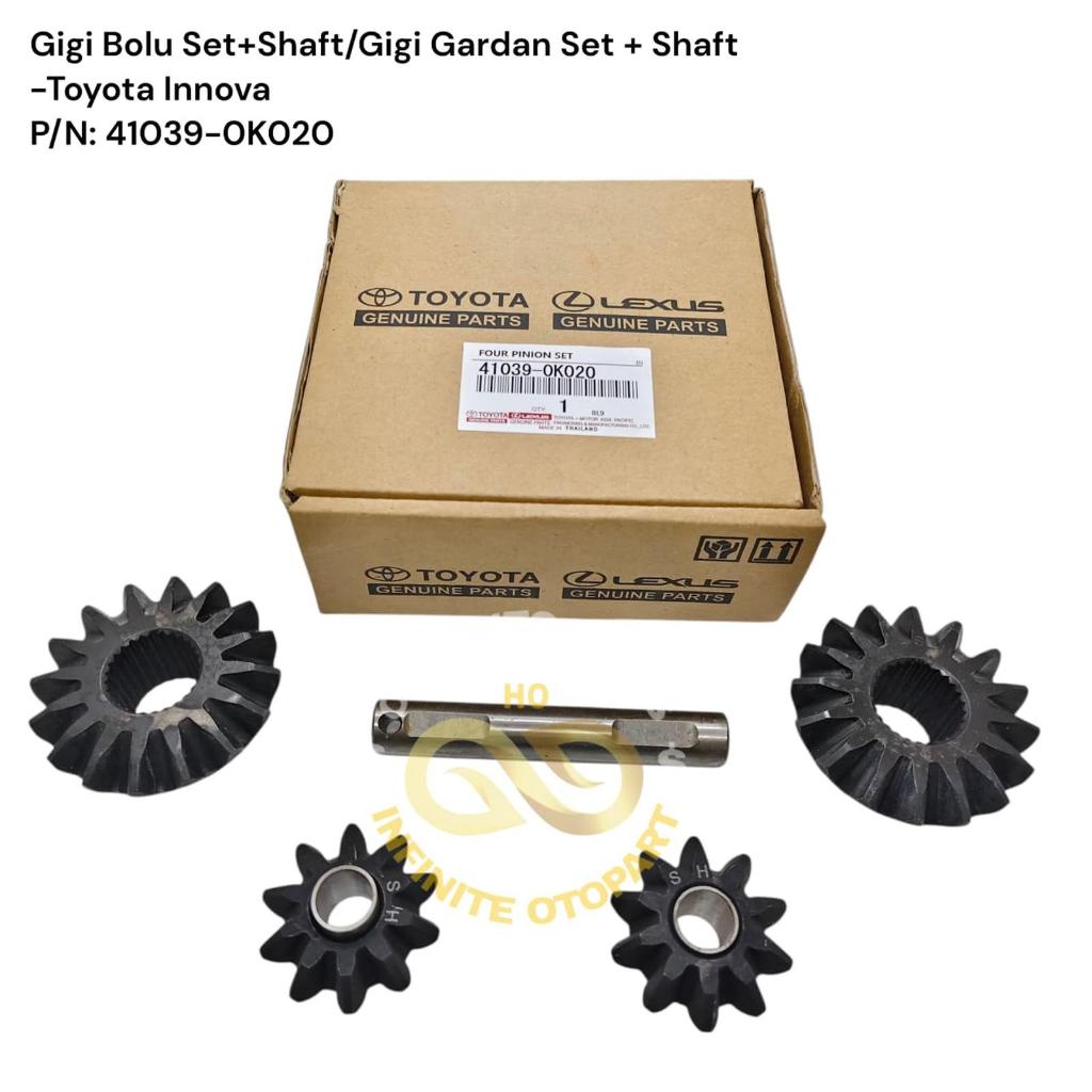 BOLU GEAR SET GARDAN GEAR SET + SHAFT TOYOTA INNOVA INOVA 41039-0K020 ...